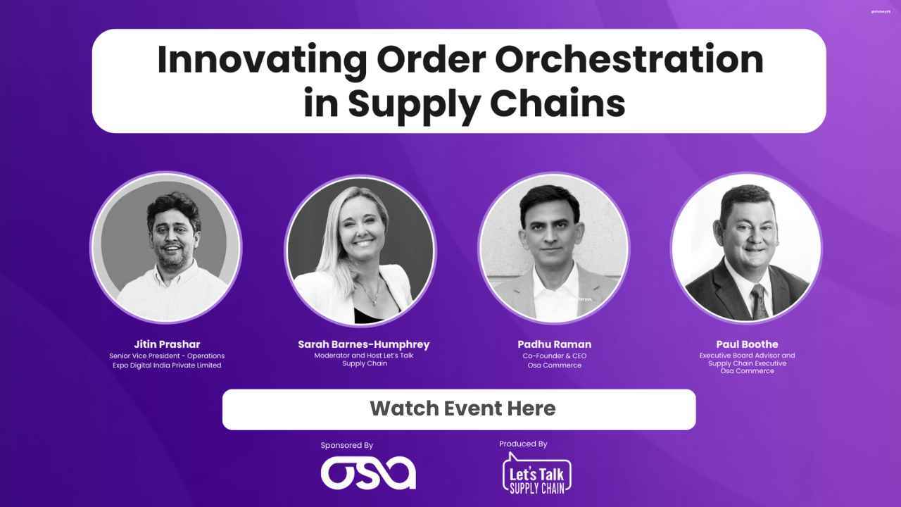 Innovating Order Orchestration for Supply Chains